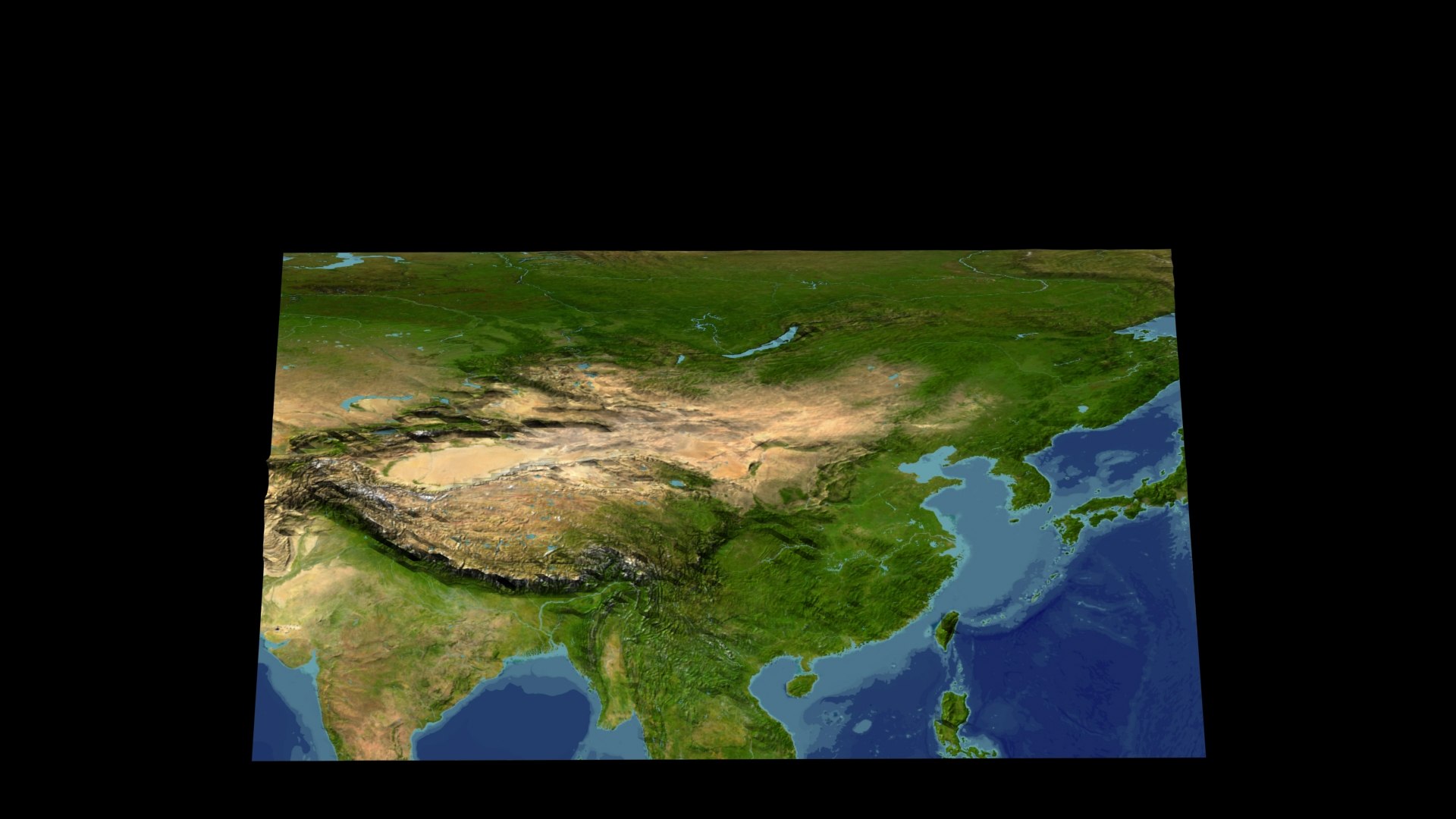 3d China Maps Model