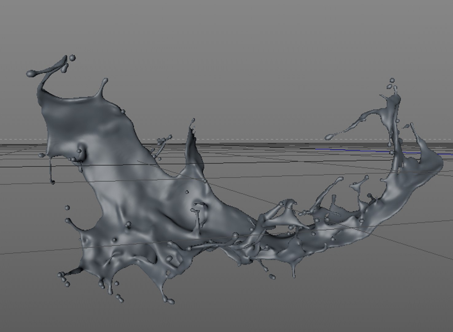 Liquid Splash 3d Model