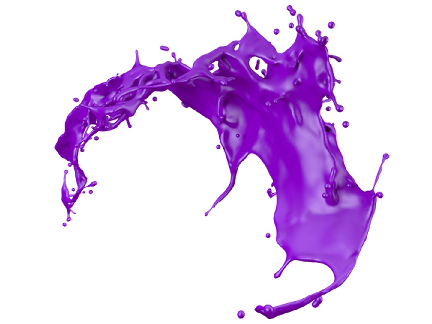 Liquid Splash 3d Model