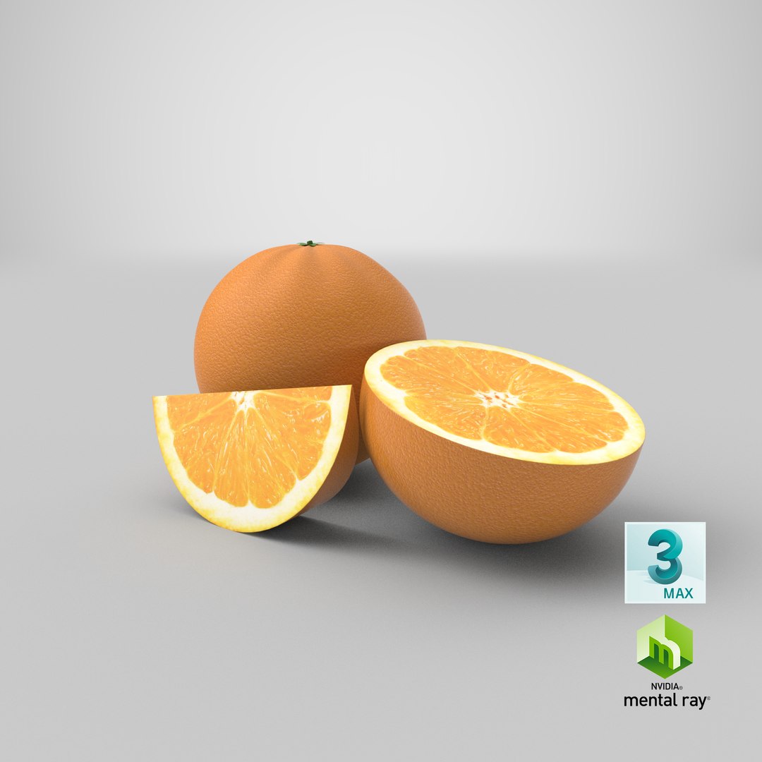 Orange Fruit 3D Model - TurboSquid 1326797