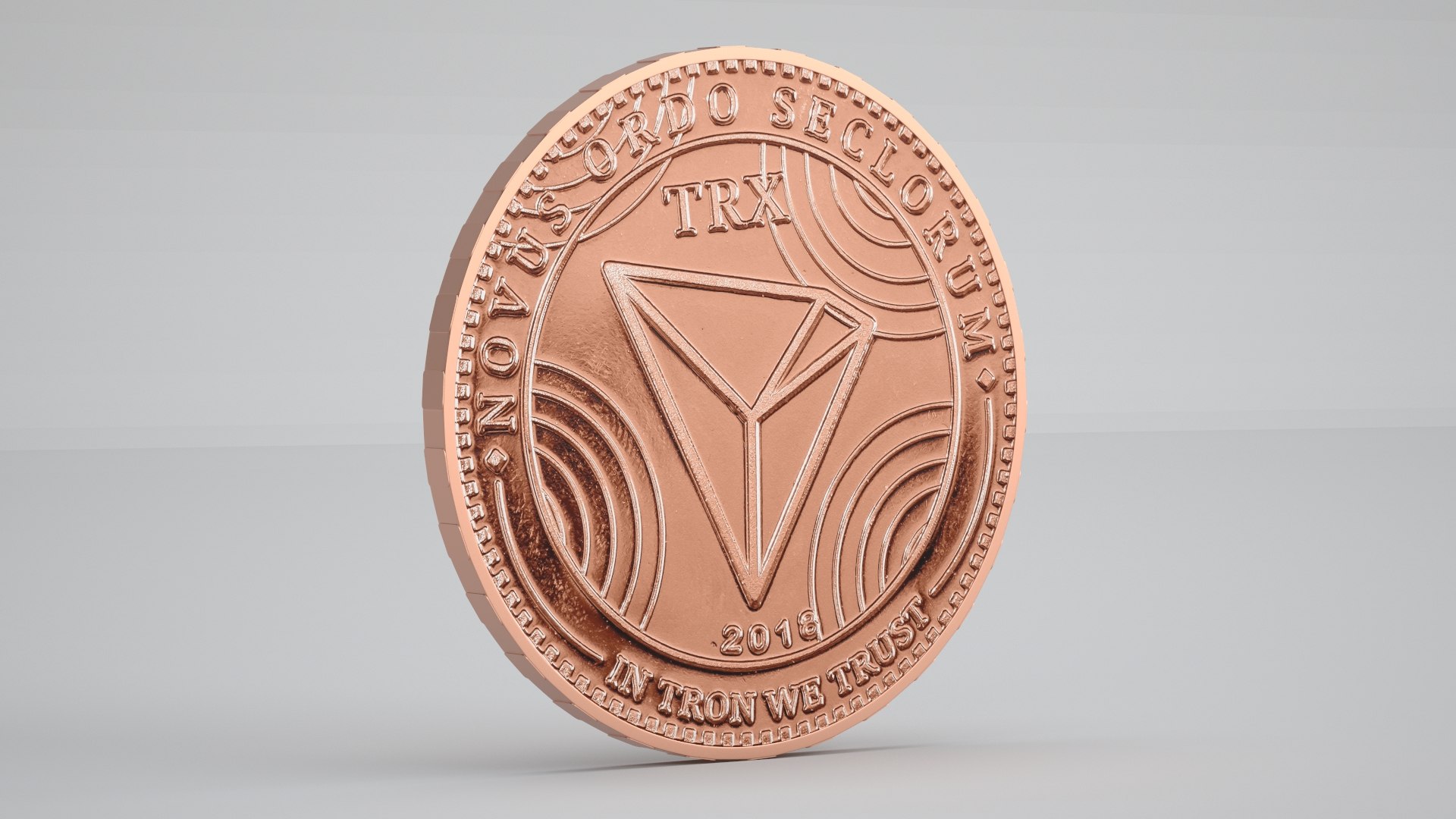 Tron Coin Copper 3D Model - TurboSquid 2409198