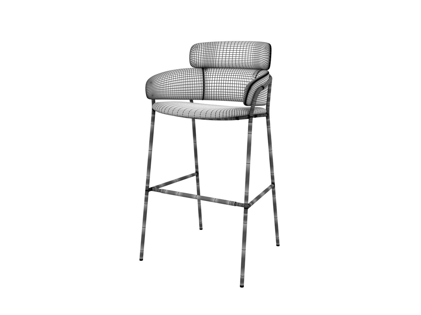 Strike Stool Model - TurboSquid 1172662
