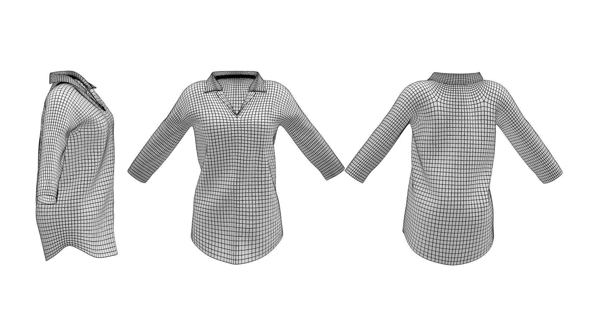 Sleep Shirt 3D Model - TurboSquid 1752960