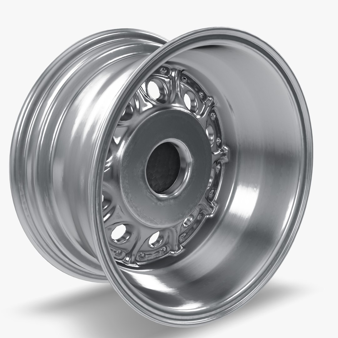 American Racing Outlaw II Wheel Natural 5Lug 19651973 3D - TurboSquid ...