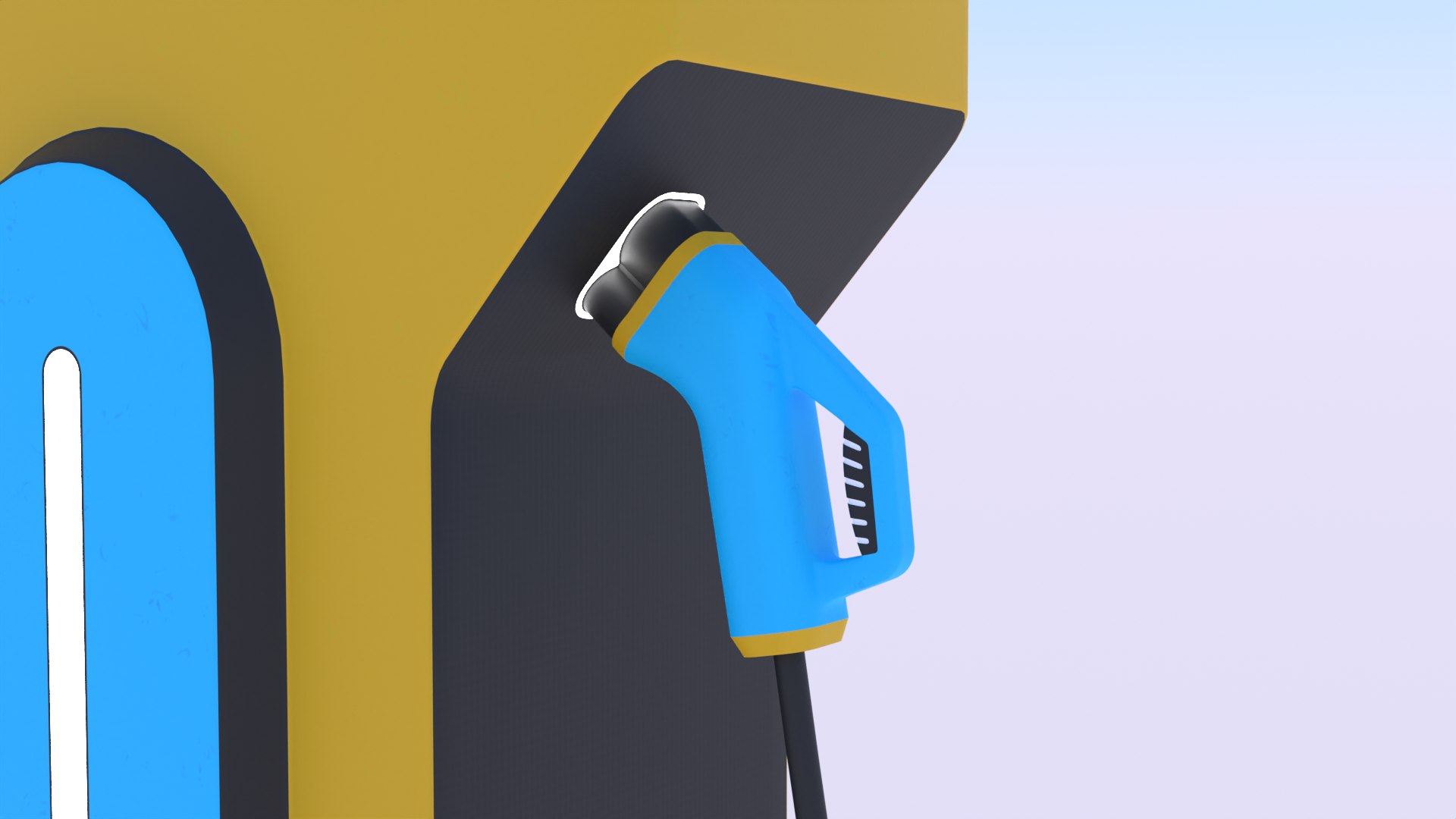 3D EV Charger PBR 8K Textures Model - TurboSquid 2141303