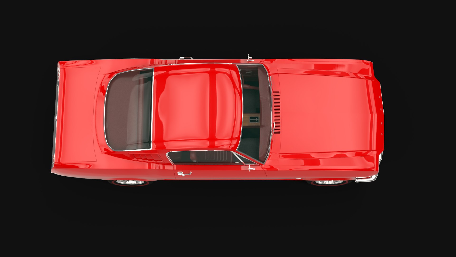 3D Ford Mustang Fastback GT 1965 - TurboSquid 1758020