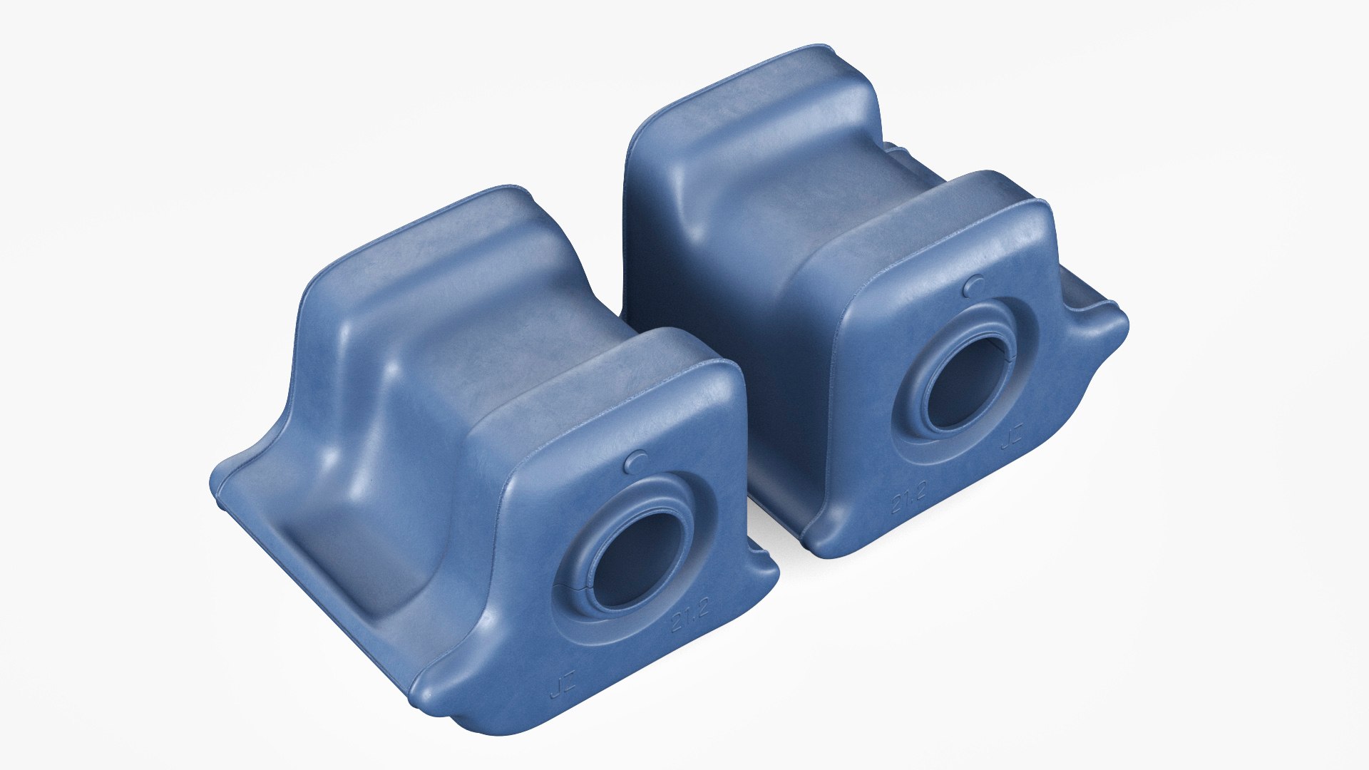 3D Blue Left And Right Stabilizer Bushings - TurboSquid 2405688