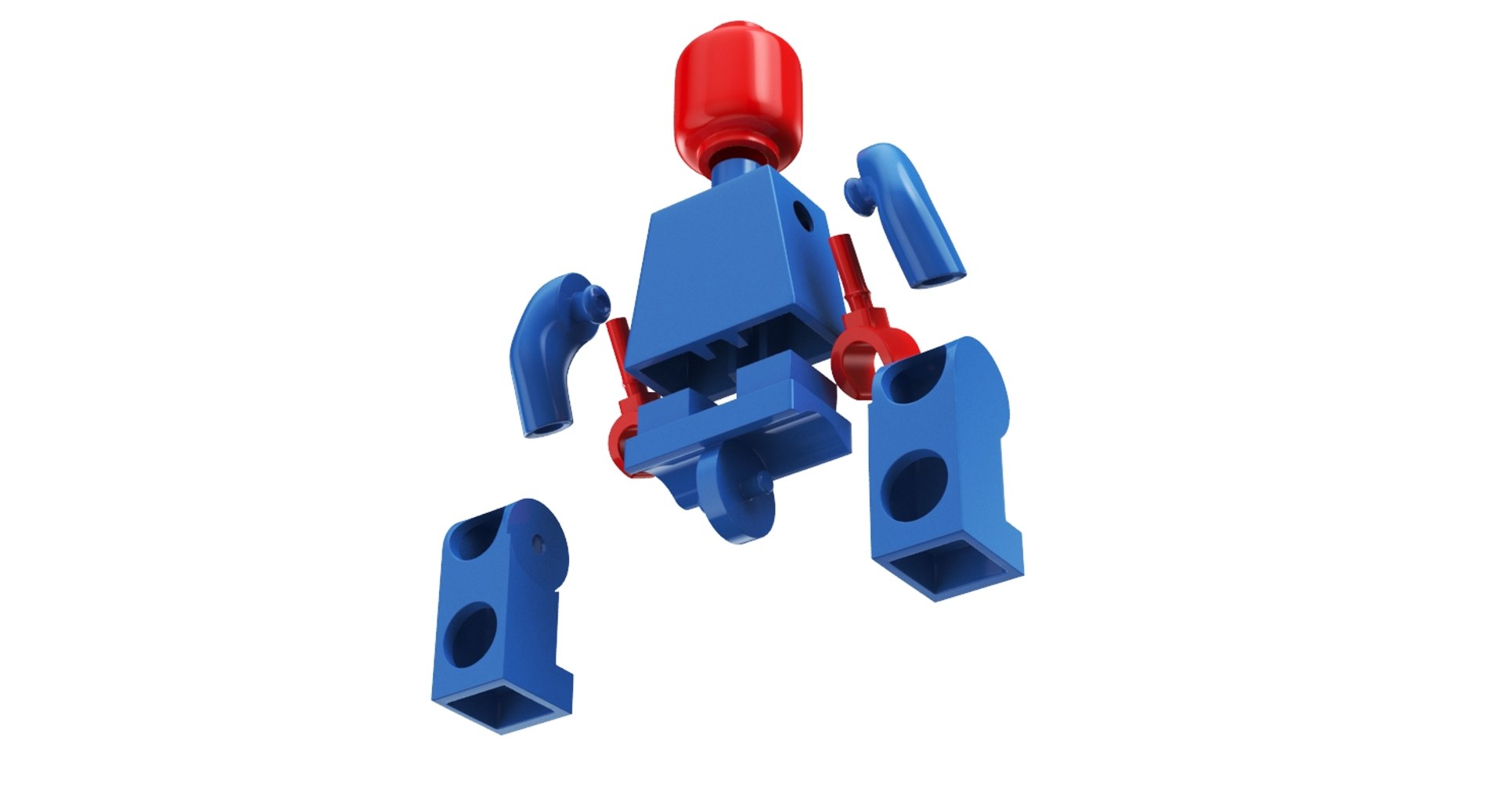 Lego Man Isometric