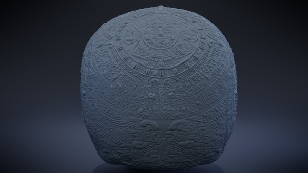modelo 3d Aztec Skull versión 2 - TurboSquid 1734639