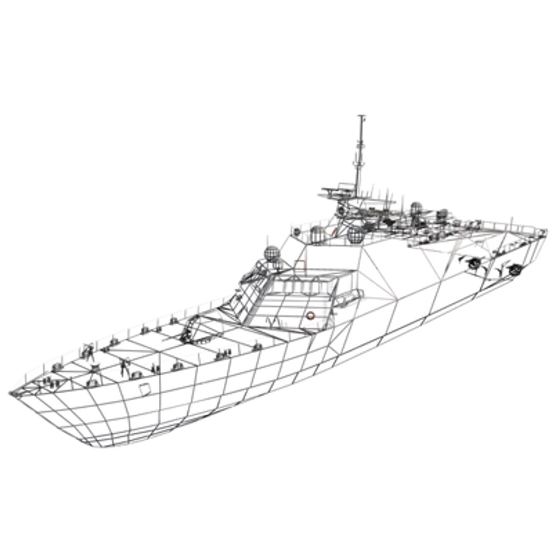 Littoral Combat Ship Lcs 3d Model