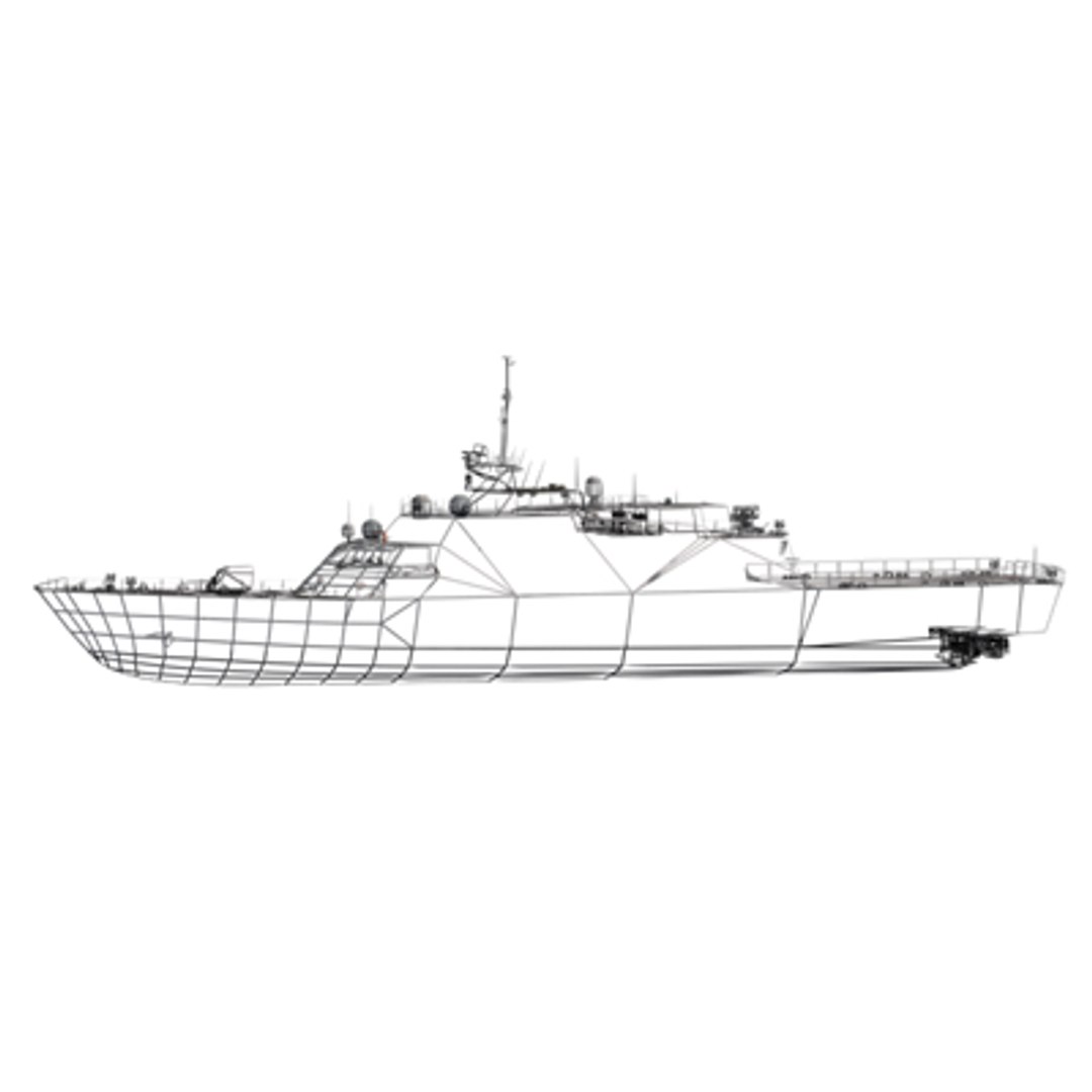 Littoral Combat Ship Lcs 3d Model