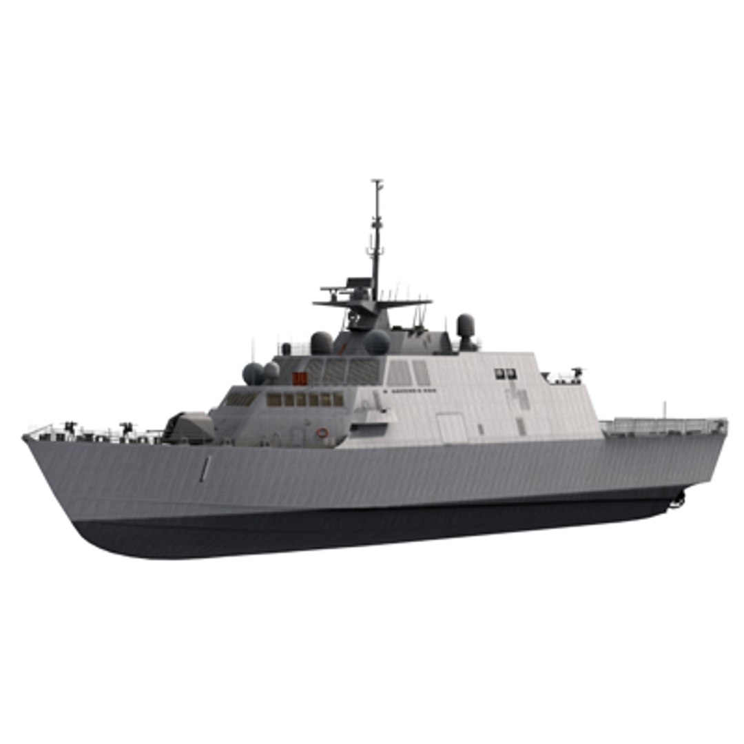 Littoral Combat Ship Lcs 3d Model