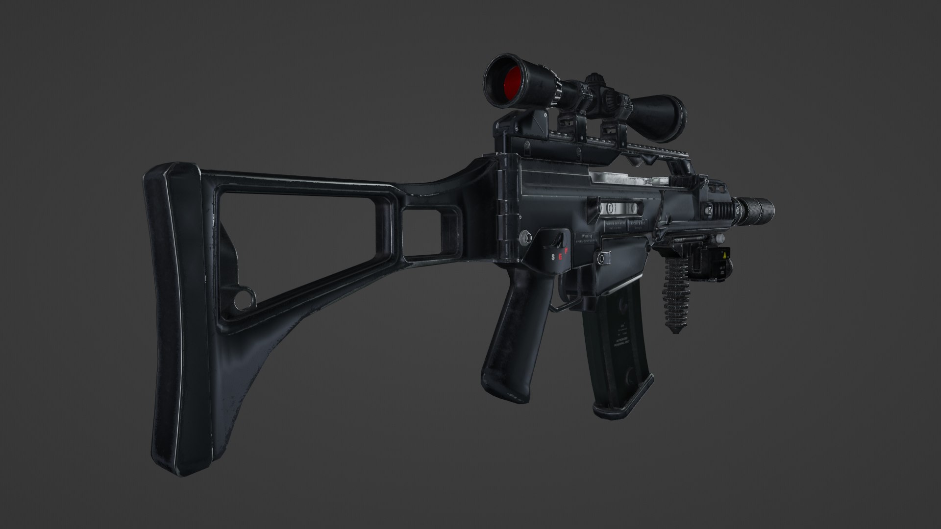 modelo 3d G36C Stealth - TurboSquid 2065433