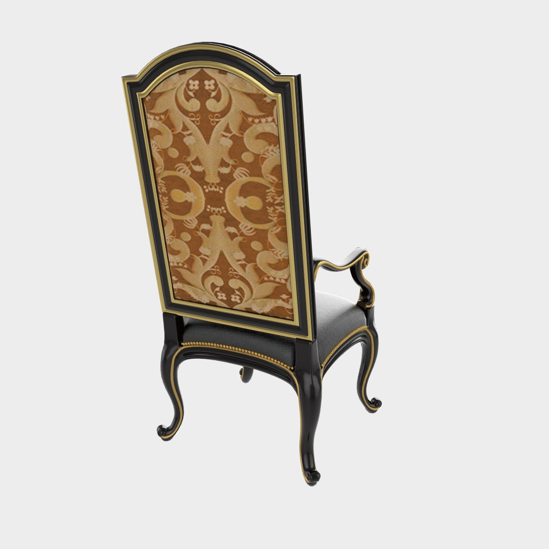 3d Model Classical Victorian Chair
