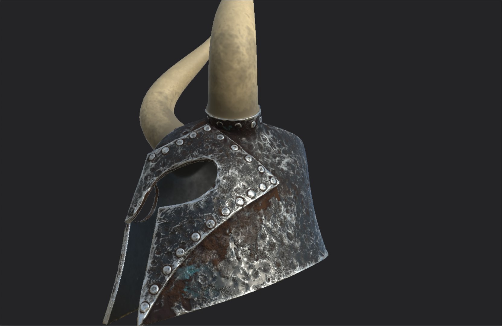Rusty Helmet With Horns 3D Model - TurboSquid 2062873