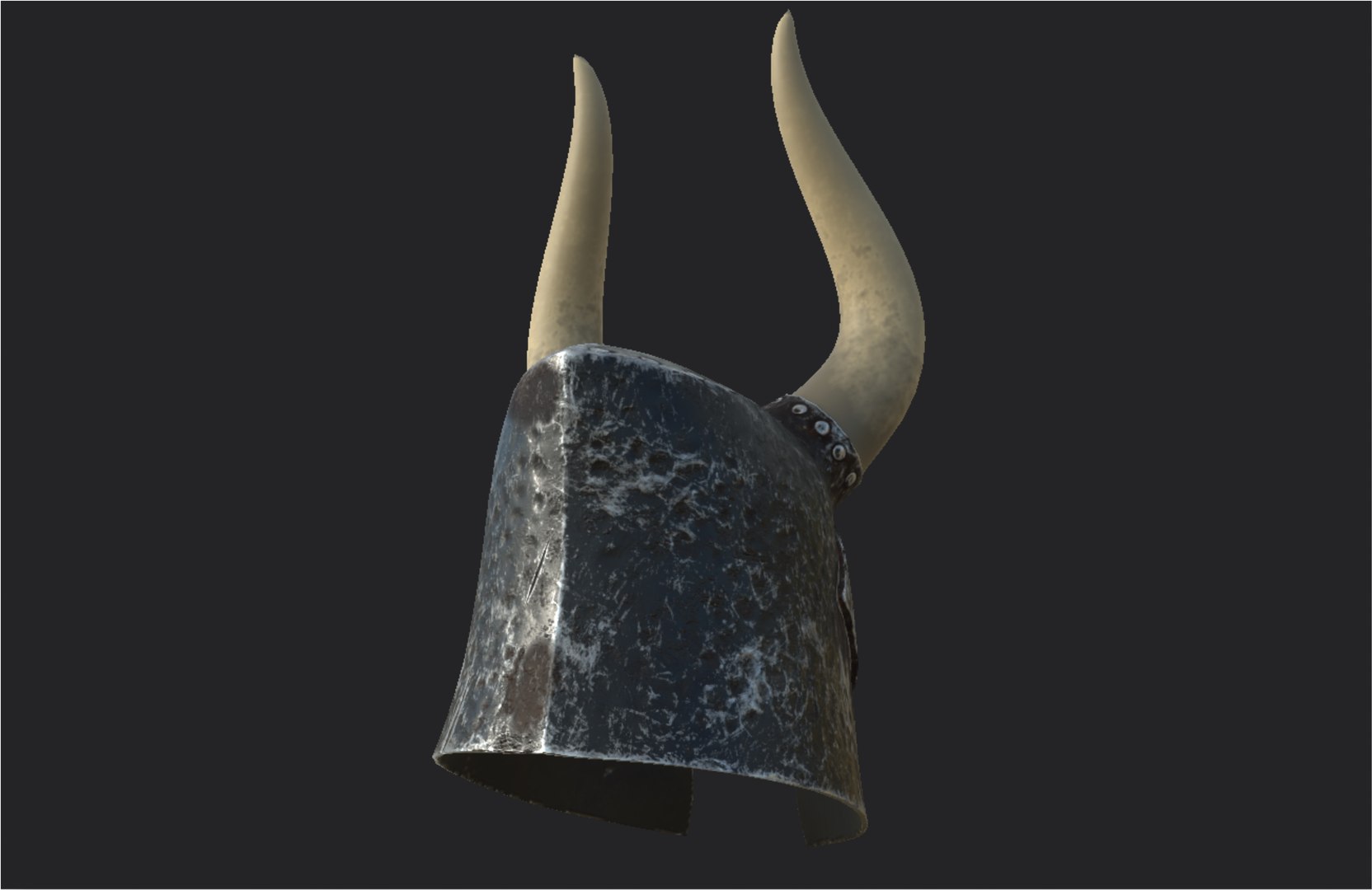 Rusty Helmet With Horns 3D Model - TurboSquid 2062873