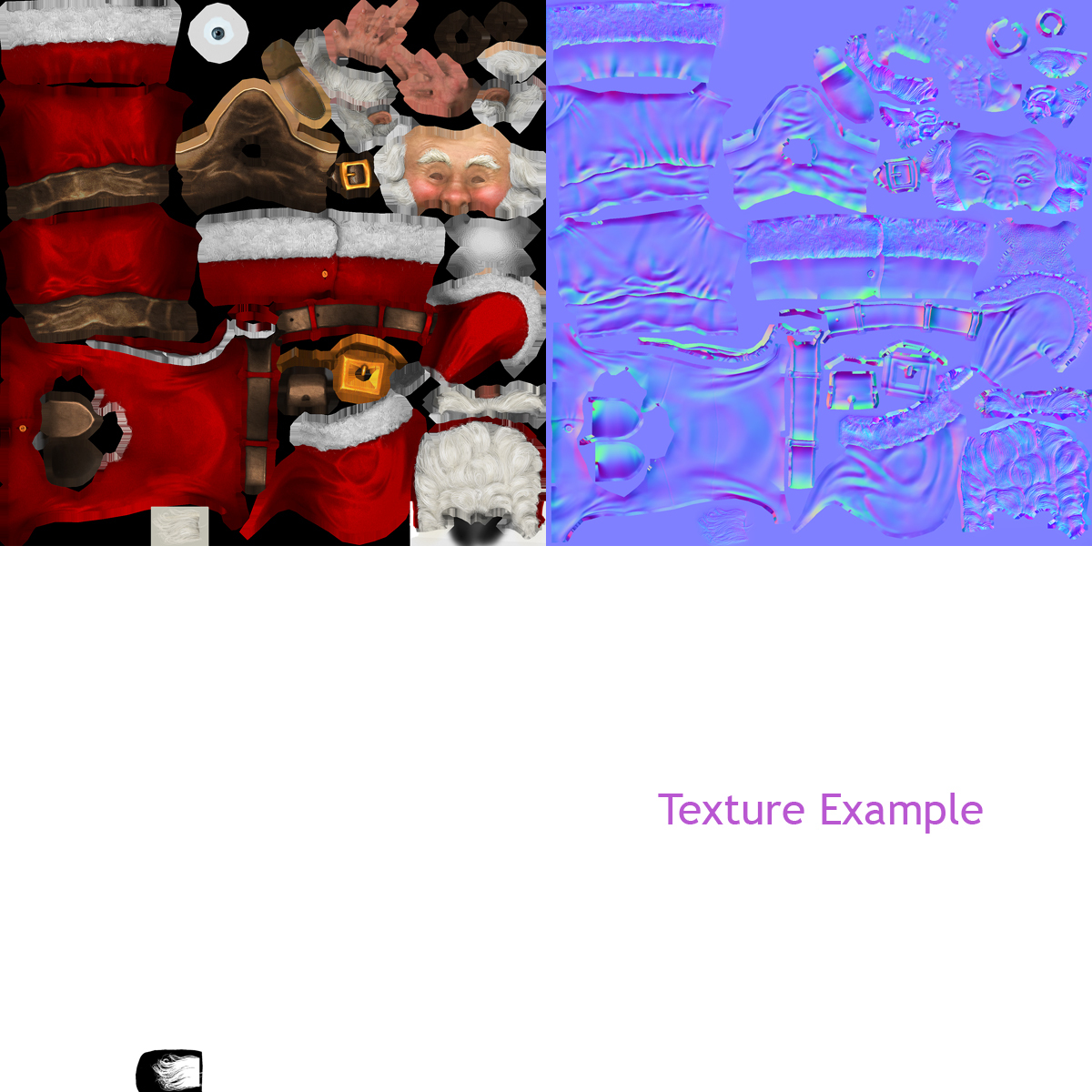 3d model santa claus static