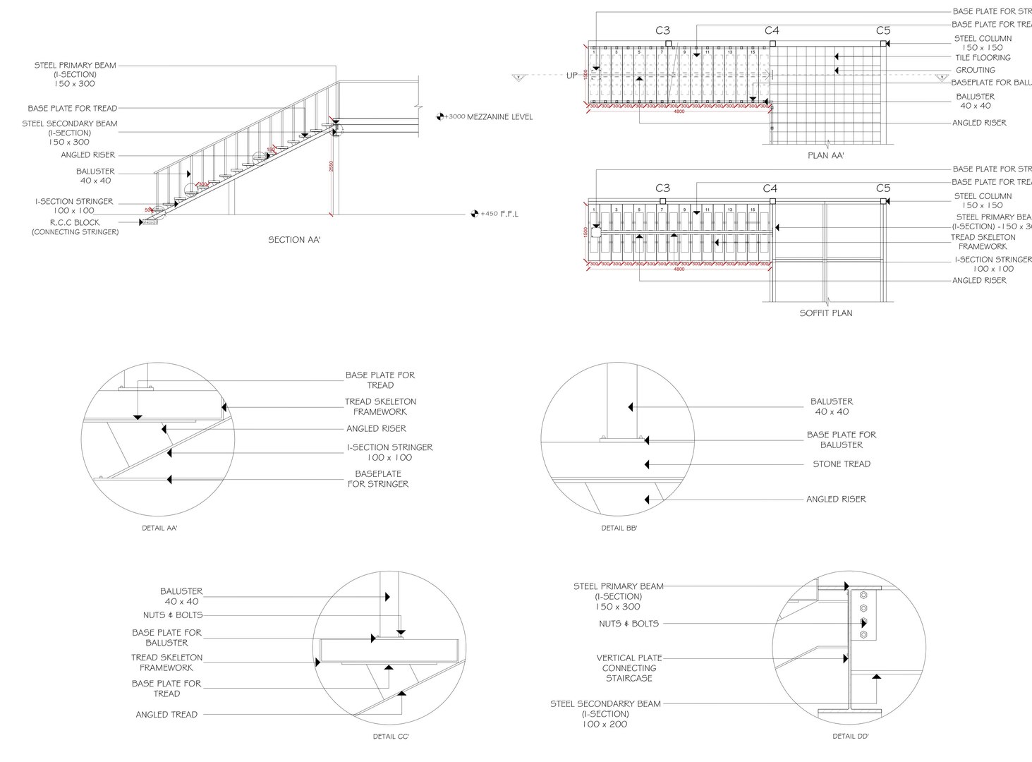 3D Detailed Steel North Light Truss With 2D Drawings And Calculations ...