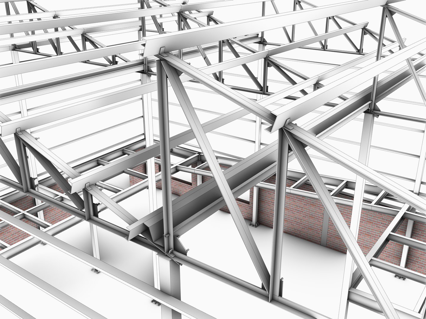 3D Detailed Steel North Light Truss With 2D Drawings And Calculations ...