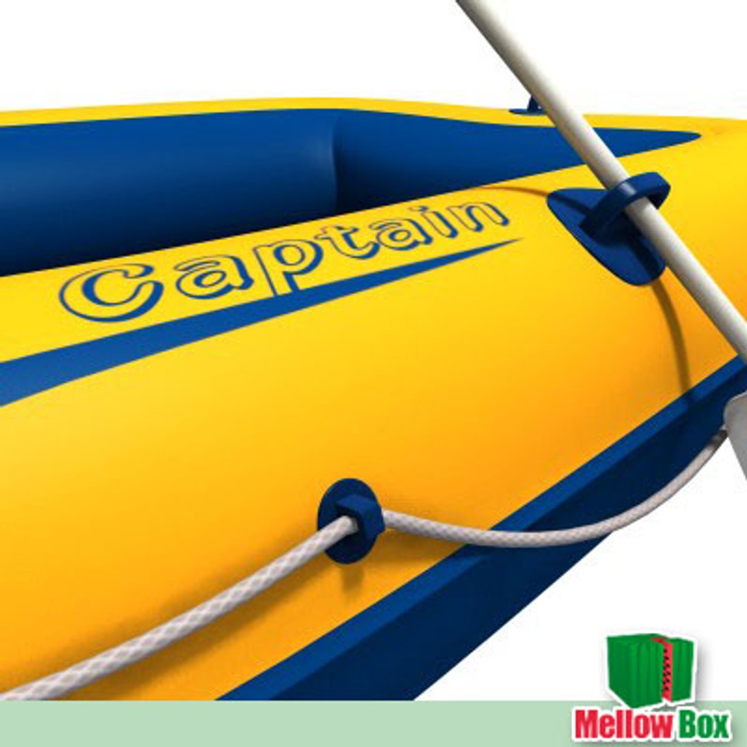 Rubber Boat 3d Model