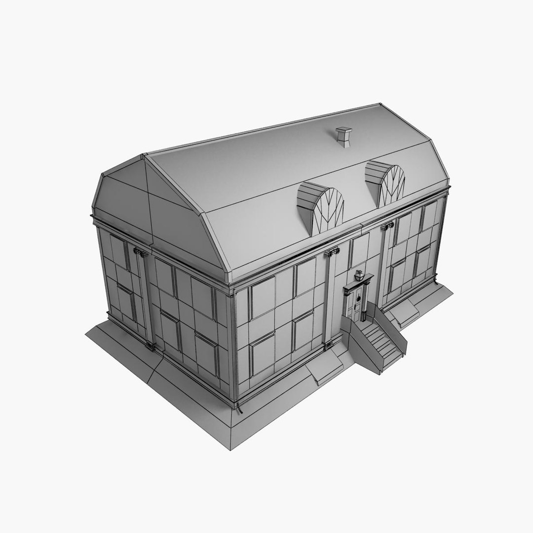 Old Rural House 3d Model