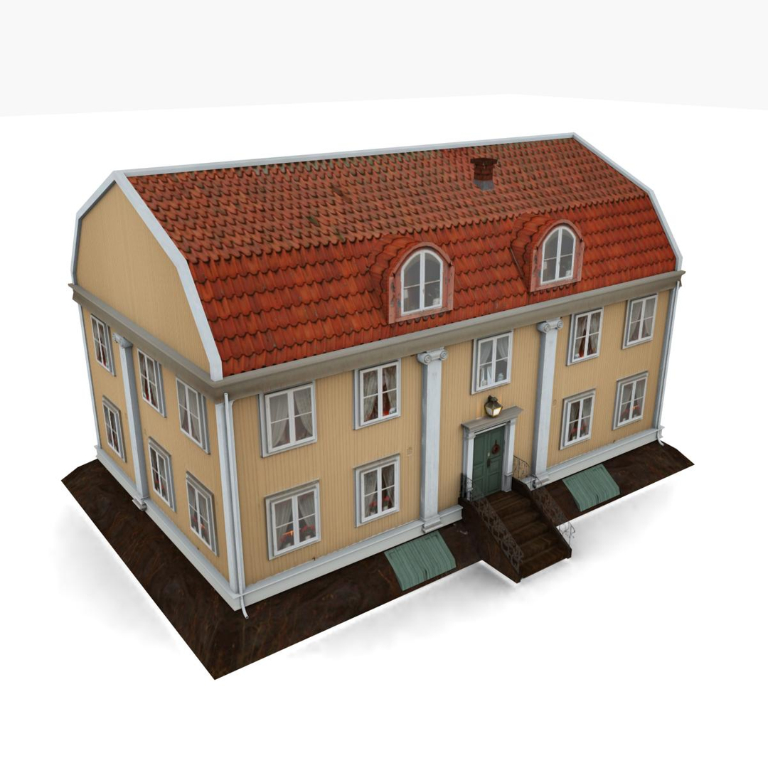 Old Rural House 3d Model