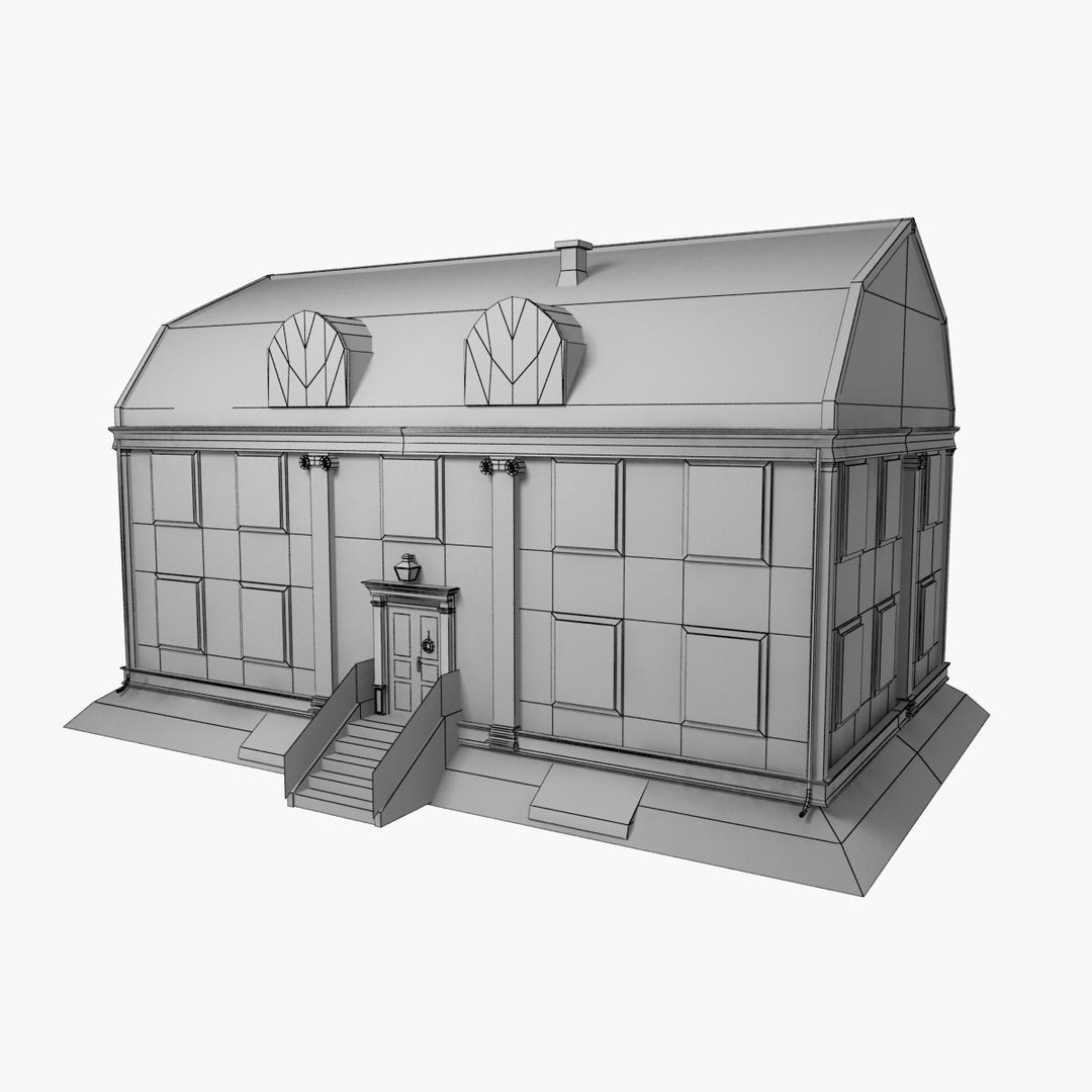 Old Rural House 3d Model