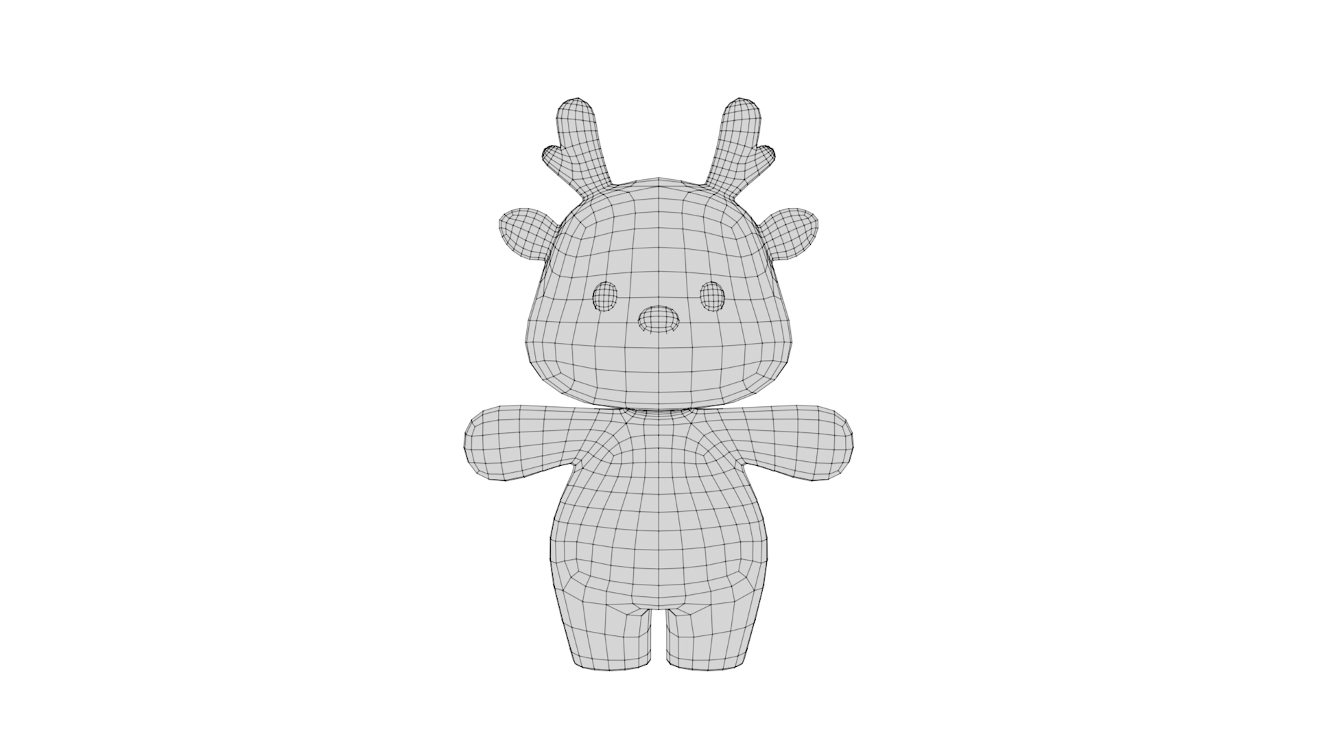 Rigged Cartoon Deer 3D Model - TurboSquid 2200413