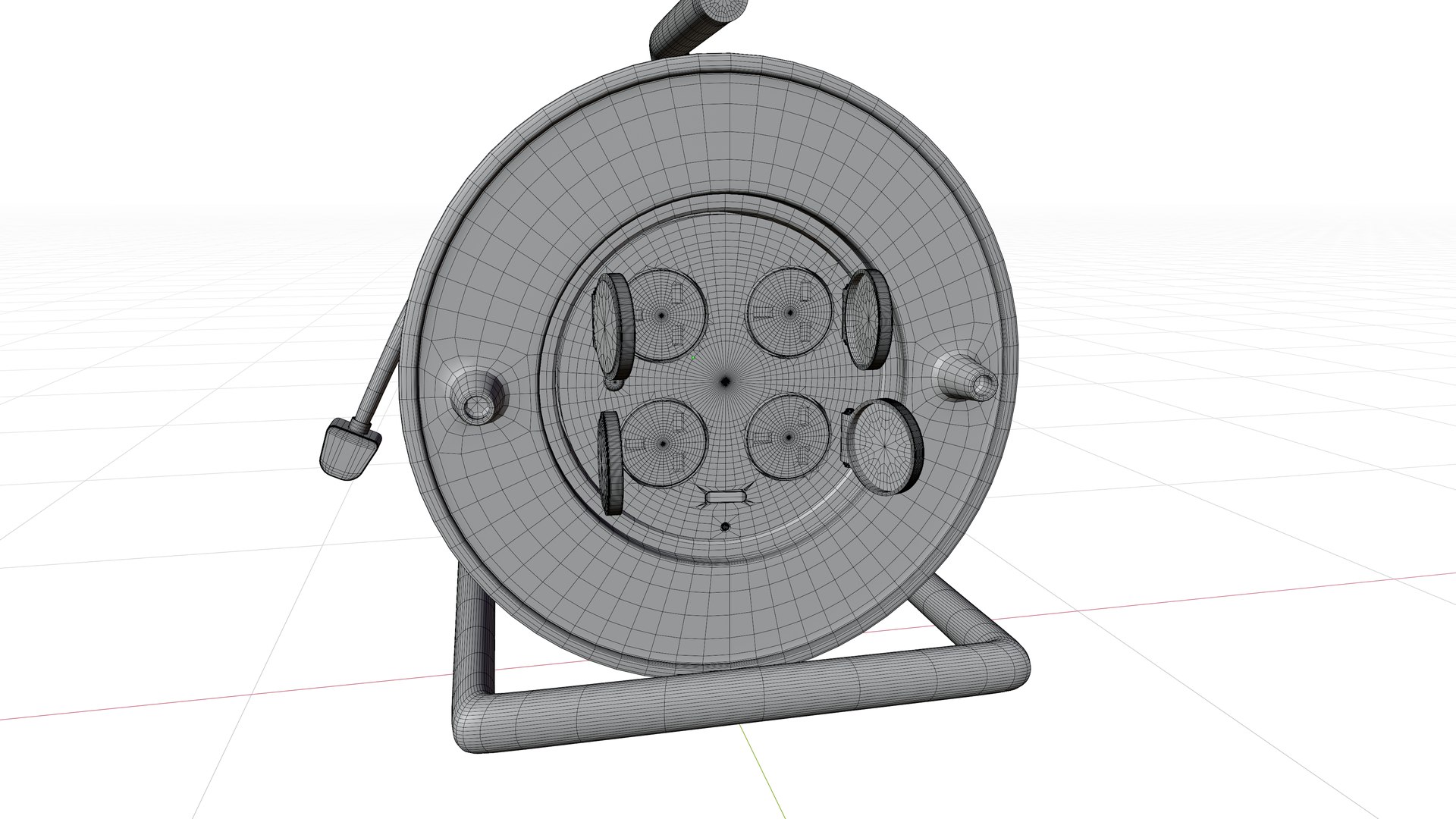 3D Industrial Cable Reel 3D Model - TurboSquid 2375217