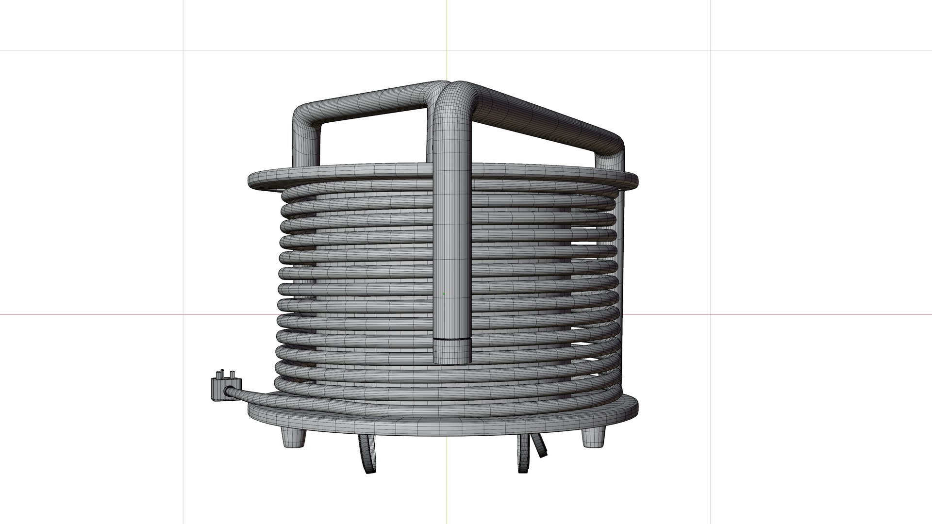 3D Industrial Cable Reel 3D Model - TurboSquid 2375217