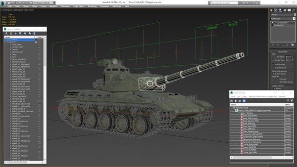 3D French AMX-30 Rigged model - TurboSquid 1819651