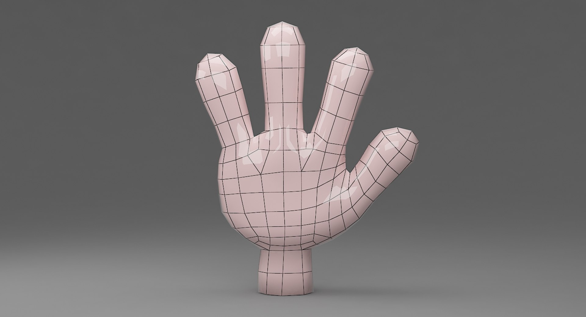 3D Cartoon Hand - TurboSquid 1408207