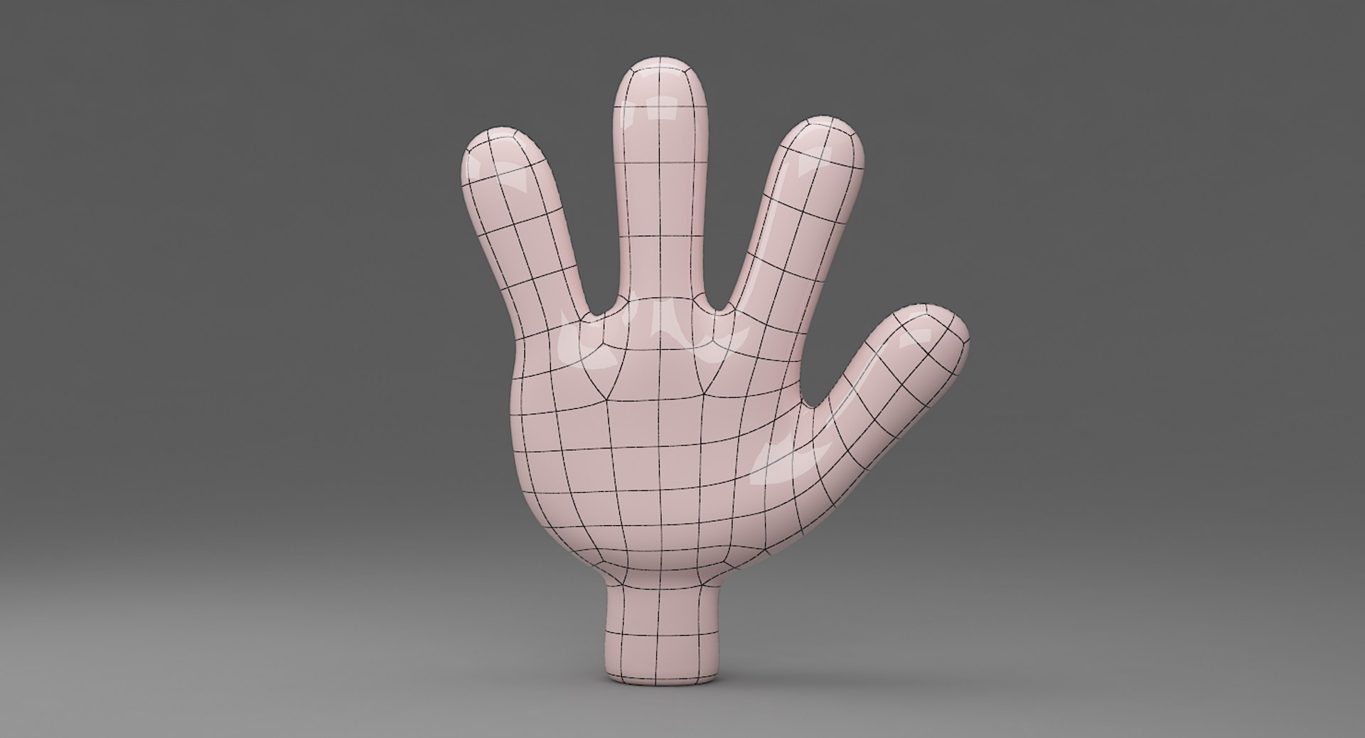 3D Cartoon Hand - TurboSquid 1408207