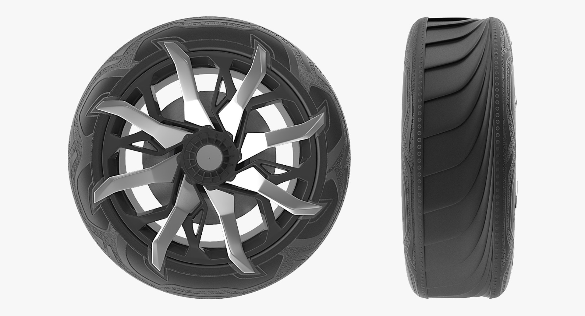 3D Concept Wheel - TurboSquid 1305561