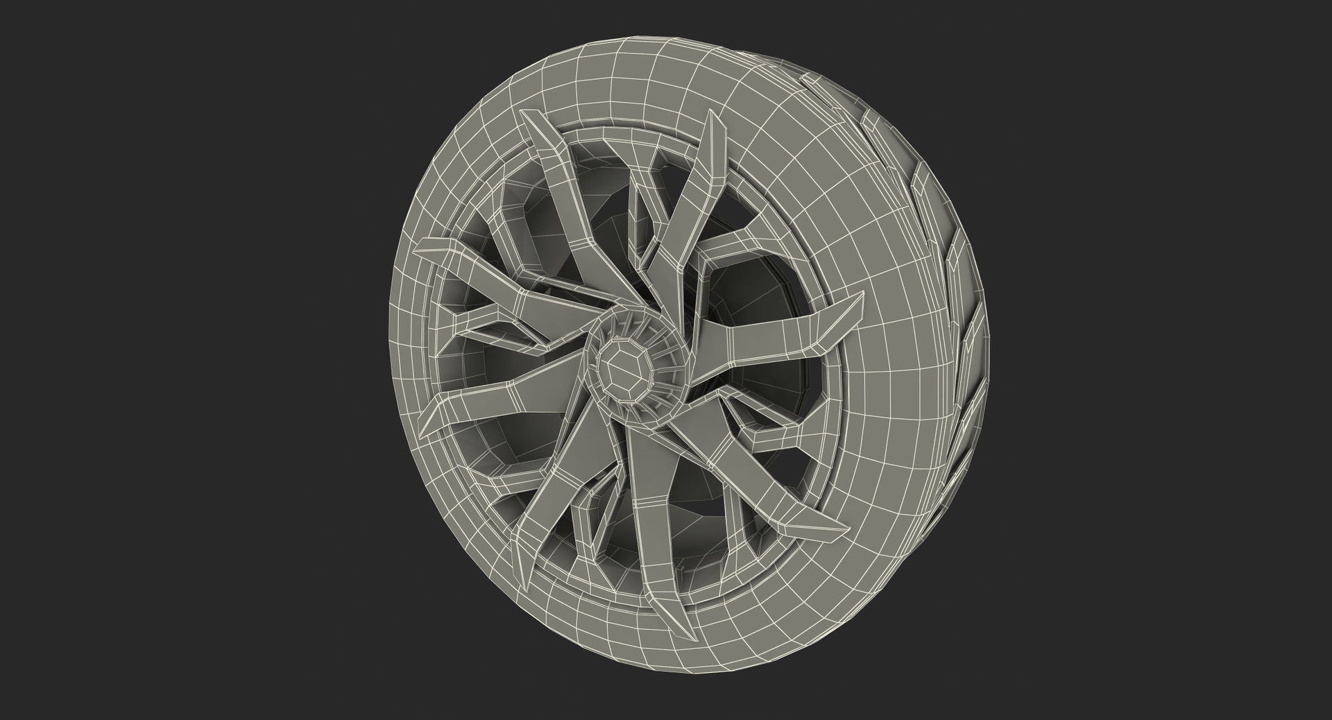 3D Concept Wheel - TurboSquid 1305561