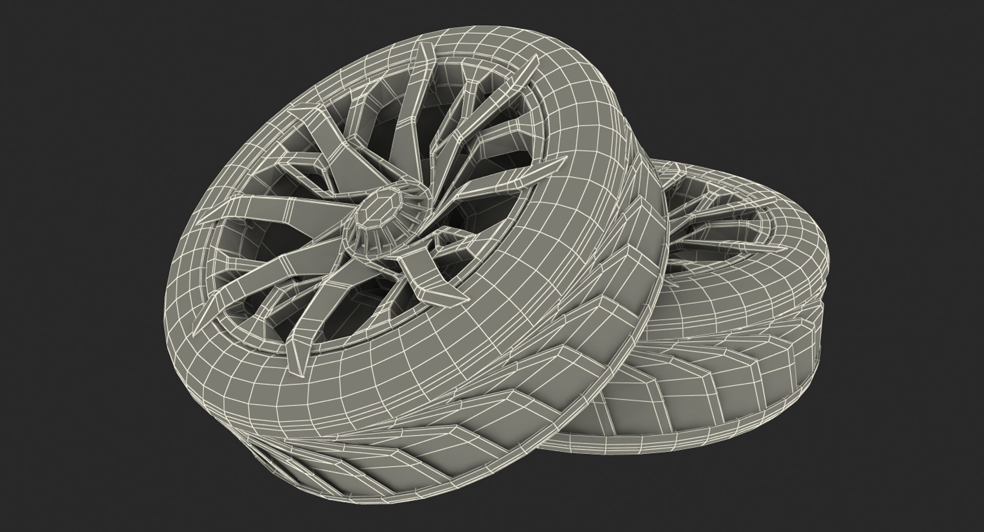 3D Concept Wheel - TurboSquid 1305561