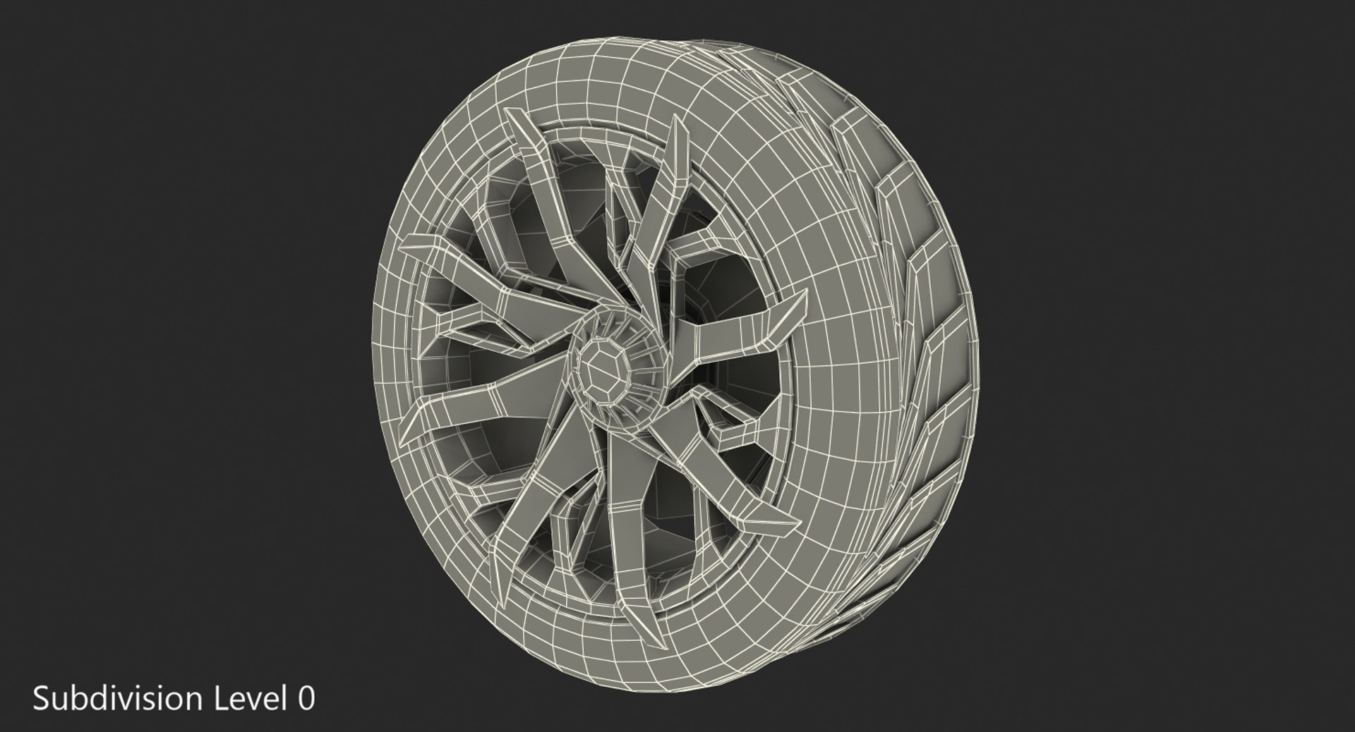 3D Concept Wheel - TurboSquid 1305561