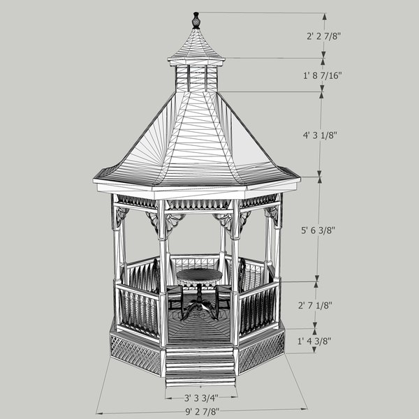 tea house gazebo max