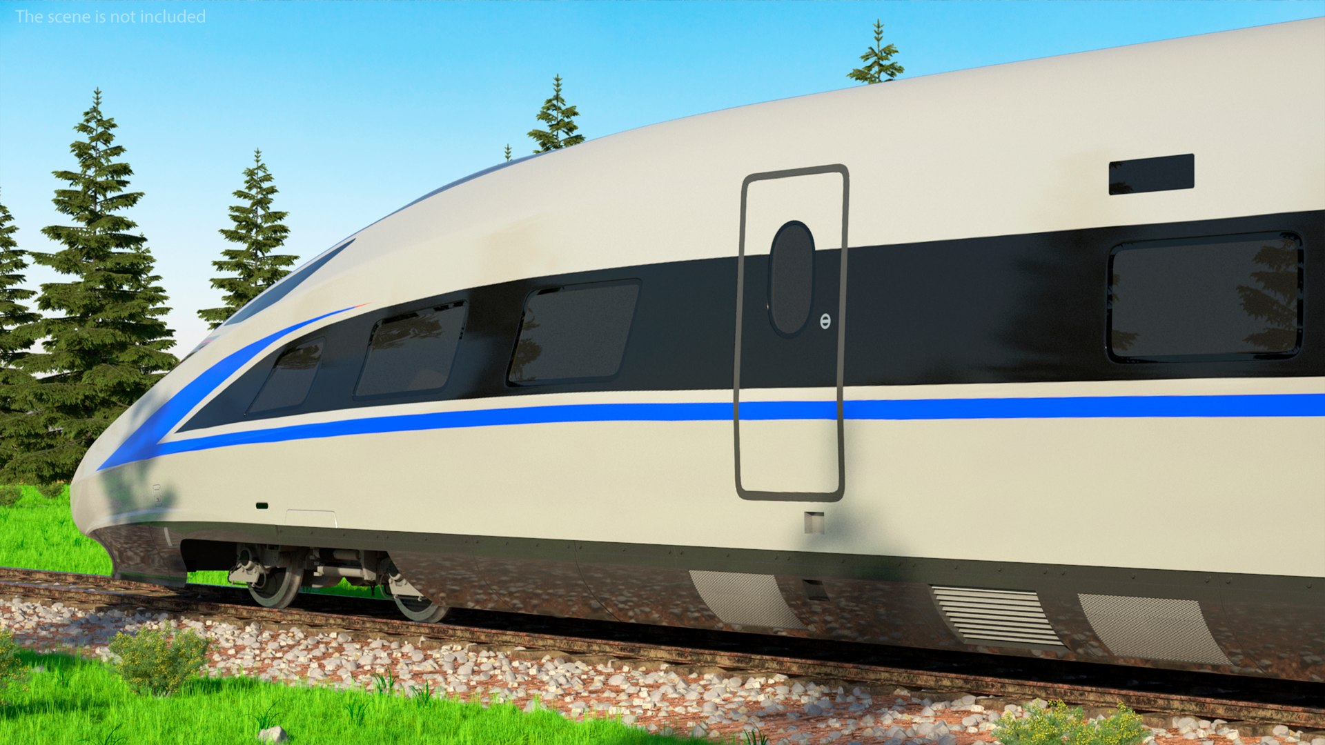 3D High Speed Bullet Train model - TurboSquid 2091429