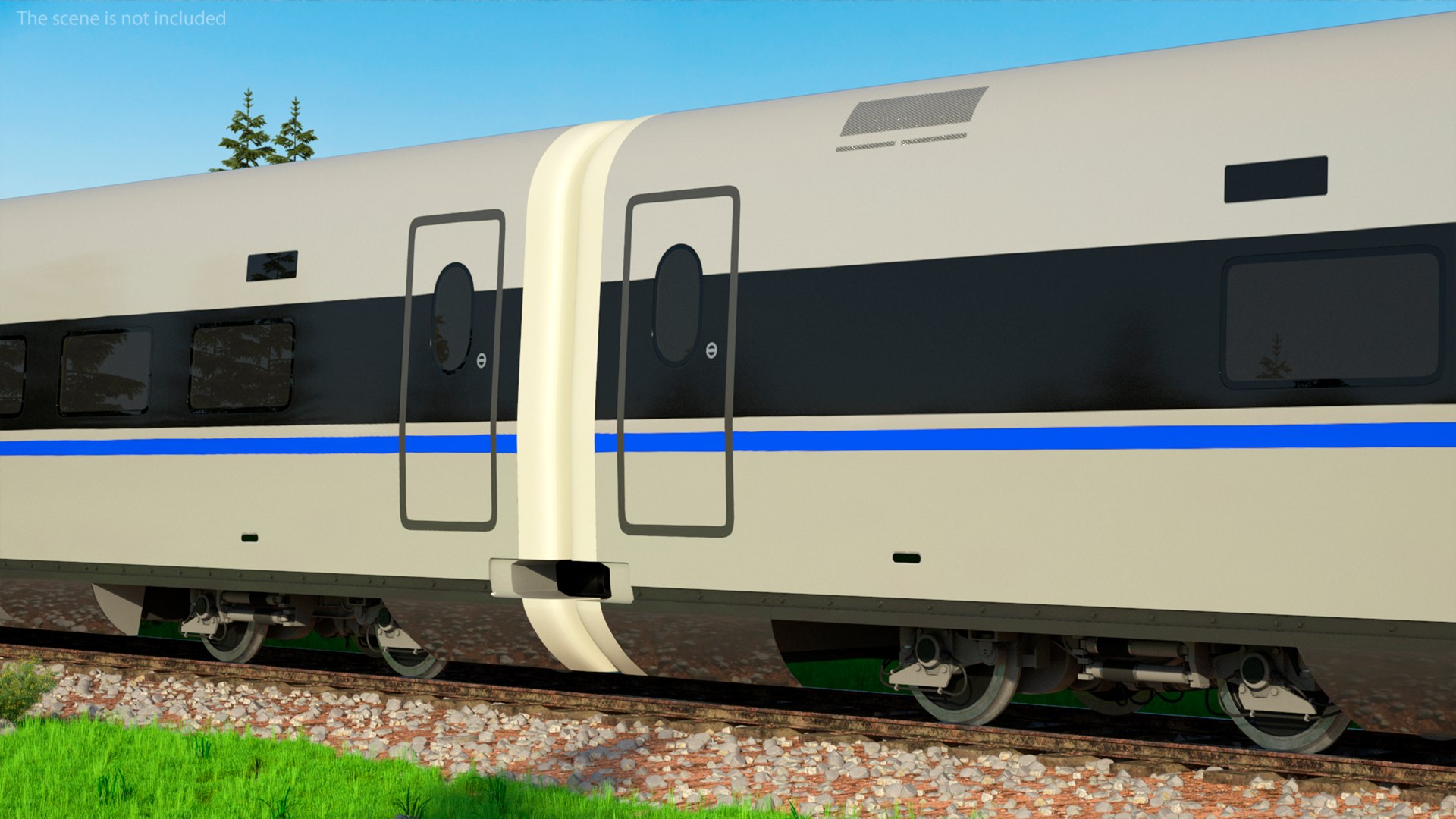 3D High Speed Bullet Train model - TurboSquid 2091429