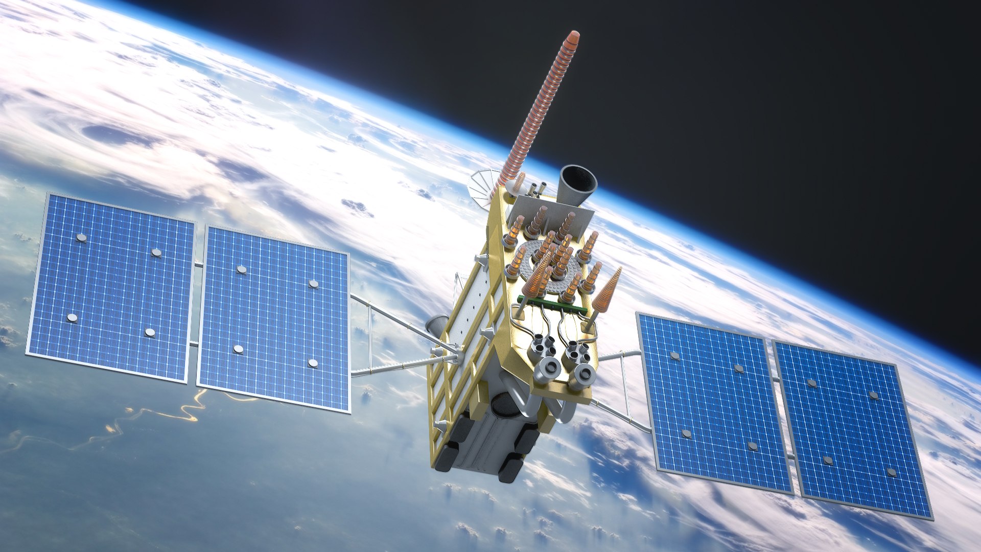 Satellite Glonass K2 Model - TurboSquid 1249210