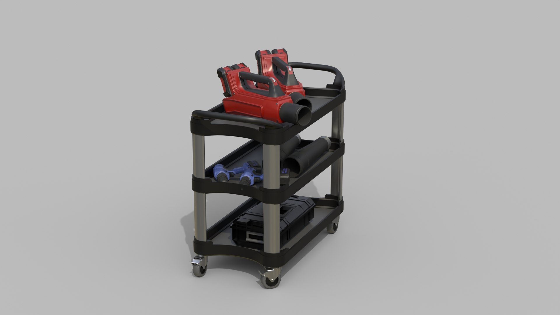3D Racing Cart With Cooling Blowers Model - TurboSquid 2334808