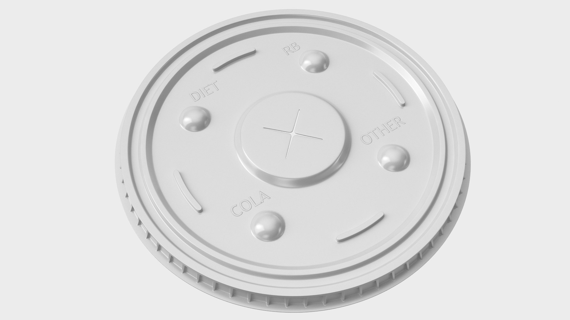 3D Model Lid For Plastic Cup - TurboSquid 1949047