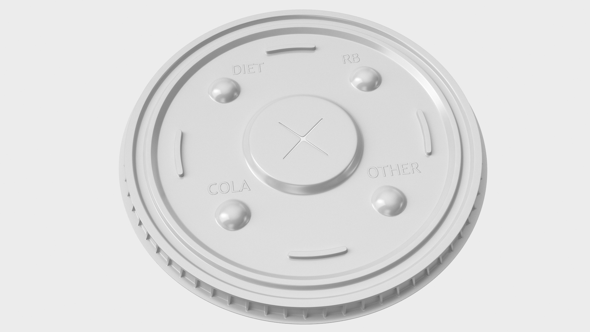3D Model Lid For Plastic Cup - TurboSquid 1949047