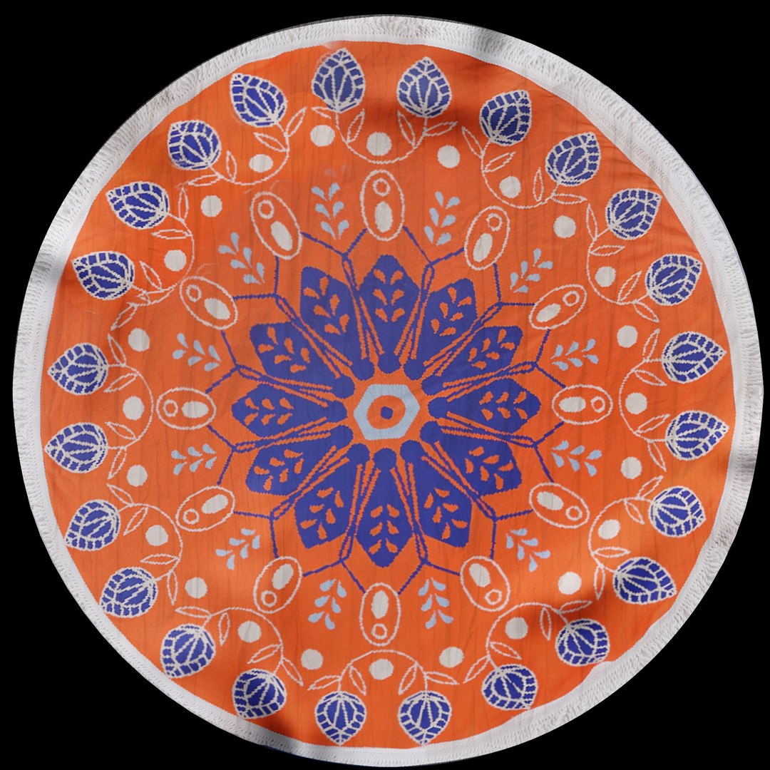 Beach Throw 3D model - TurboSquid 1735116