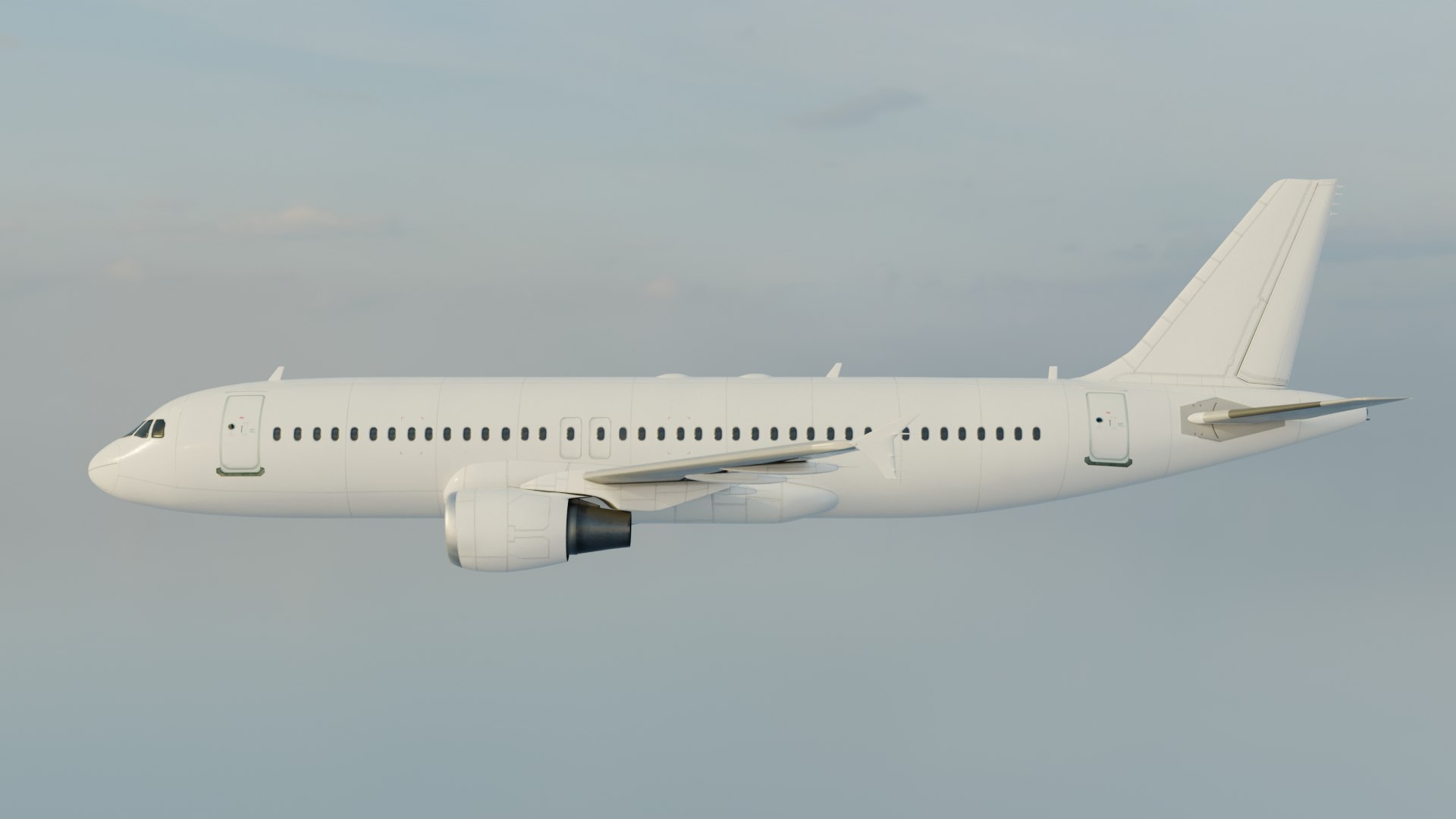 Airbus A320 Passenger Airplane 3D Model - TurboSquid 2370918