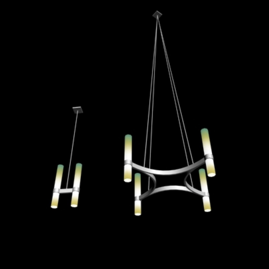 modern pendent light 3d model