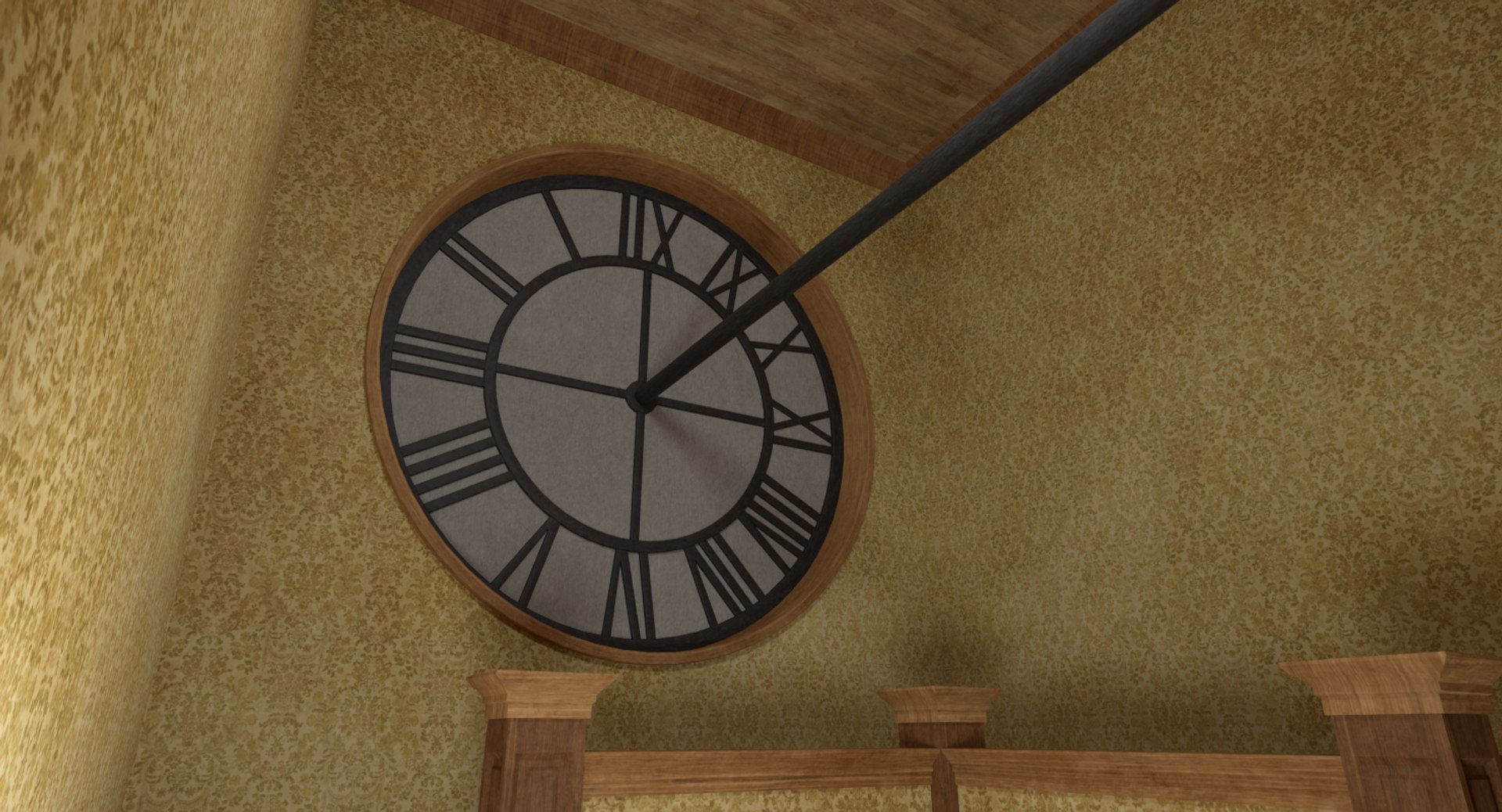 3d Model Clock Tower Interior