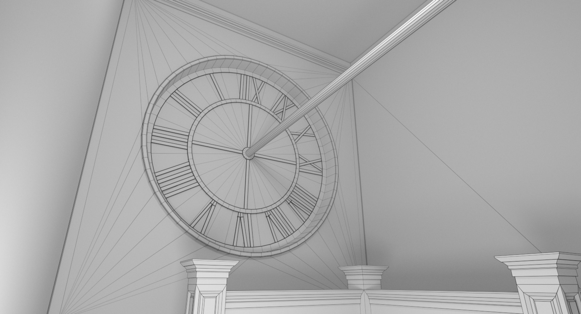 3d Model Clock Tower Interior