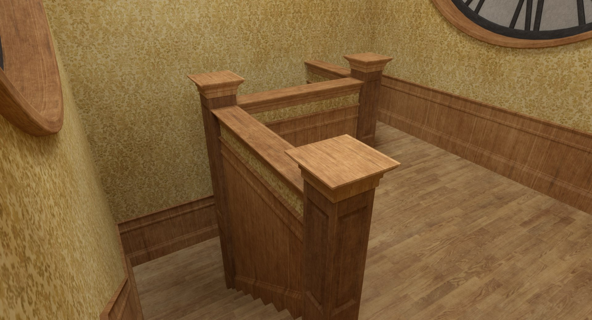 3d Model Clock Tower Interior